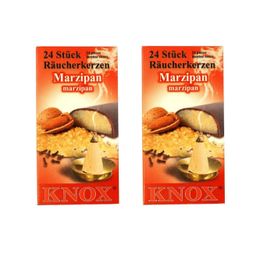 Knox Räuchermännchen 2 Päckchen Räucherkerzen- Marzipan