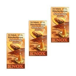 Knox Räuchermännchen 3 Päckchen Räucherkerzen- Schokolade