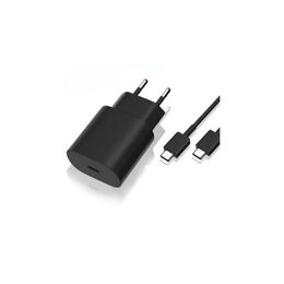 Futurea Schnellladegerät USB C Kabel 1m und Ladegerät 25W Smartphone-Ladegerät (2-tlg.