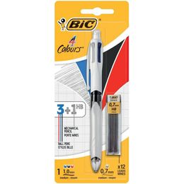 BIC Kugelschreiber BIC Mehrfarb-Druckkugelschreiber 4 Colours 3+1 HB