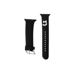 K by KARL LAGERFELD KARL LAGERFELD Smartwatch-Armband Karl Lagerfeld Choupette Head NFT Watch Strap für Apple Watch 42/44 sc
