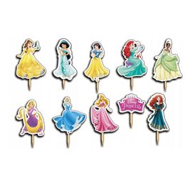 Festivalartikel Tortenstecker Prinzessin Topper Set 10 Stk Geburstag Torten Deko Kuchen Junge