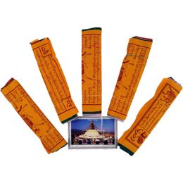 Guru-Shop Wimpelkette Gebetsfahnen (Tibet) 5 Stück Sparpack..