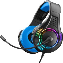NITHO Spectra Over-Ear Gaming-Headset (Over Ear Gaming Headset Hochklappbares Mikrofon