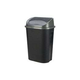Mojawo Aschenbecher Abfalleimer Schwingdeckeleimer Mülleimer Müllbehälter aus Kunststoff