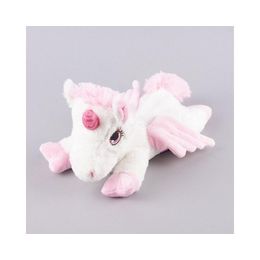 Habibi Plush Wärmekissen Habibi Plush Premium Wärmetier Pegasus Horn weiß rosa Hirse Füllung