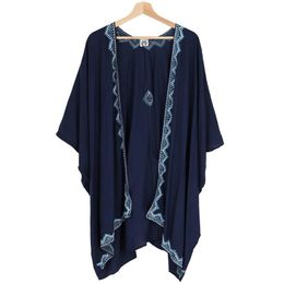 Guru-Shop Kimono Kurzer bestickter Sommer Kimono