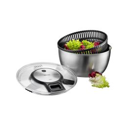 Gefu Salatschleuder Salatschleuder SPEEDWING® Edelstahl Seilzug Schleu