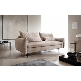 JVmoebel 2-Sitzer Zweisitzer Sofa 2 Sitzer Beige Design Couch Polstersofa Möbel