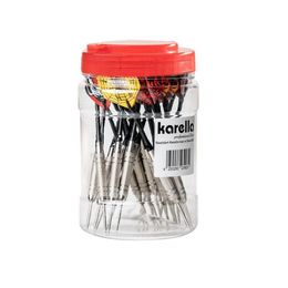 karella Dartpfeil Steeldarts in Dose 24 Stk.