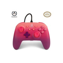 PowerA Verbesserter kabelgebundener Controller für Nintendo Switch Controller (Fuchsia Fantasy)