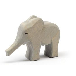 Ostheimer Spielwelt Ostheimer 20424 Elefant klein Rüssel gestreckt aus Holz Höhe 12cm
