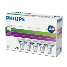 Philips LED-Leuchtmittel 5er Vorteilspack GU10 CorePro LED Spot