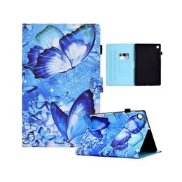 Wigento Tablet-Hülle Für Samsung Galaxy Tab A9 Kunstleder Tablet Tasche Hülle Case Motiv 9