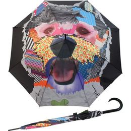 Doppler® Langregenschirm edler Regenschirm mit Auf-Automatik modern Art