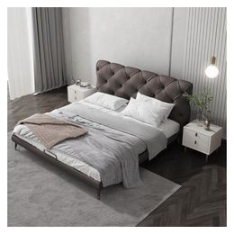 JVmoebel Bett Bett Nachttisch 3 tlg. Schlafzimmer Set Design Modern Luxus Betten (3-tlg.