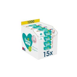 Pampers Feuchtetücher Pampers Feuchttücher sensitive (15x80 St) Feuchte Allzwecktücher (Vorteilspack mit 15x 80 Feuchttücher