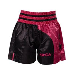 KWON Sporthose Thaiboxhose Damen Girl Muay Thai Shorts Kickboxen kurz magenta pink (Stück) Edler Look