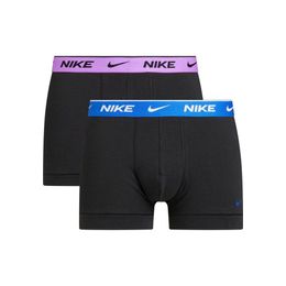 NIKE Underwear Trunk TRUNK 2PK (Packung, 2er-Pack) mit NIKE Logo-Elastikbund (2 Stück), schwarz