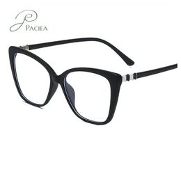 PACIEA Brille Federscharnier Anti Blaulicht Transparent Computer Gaming Schutz