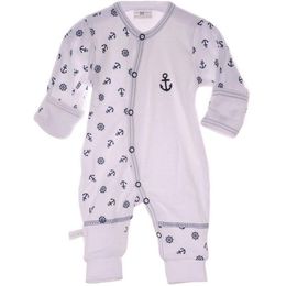 La Bortini Schlafoverall Schlafanzug Pyjama Overall Baby Strampler 50 56 62 68 74 80 86 mit Kratzschutz-Funktion