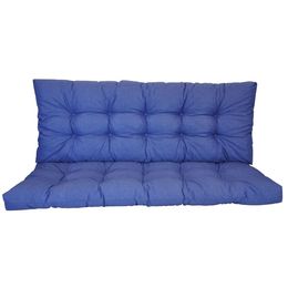 Rattani Sitzkissen Polster Kissen für Hollywoodschaukel 5 Größen dunkelblau