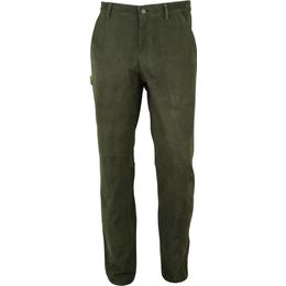 Fuente Leather Wears Lederhose Jagd Herren lang Lederjeans Olive