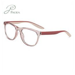 PACIEA Brille Ultra leichte Dual Color Bein Anti Blue Light Brille