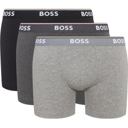 BOSS Pants, 3er-Pack, Logo-Bund, für Herren, grau, XXL