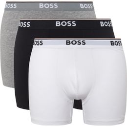 BOSS Pants, 3er-Pack, Logo-Bund, für Herren, grau, S
