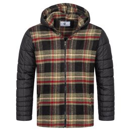Rock Creek Winterjacke Kariert Regular Fit