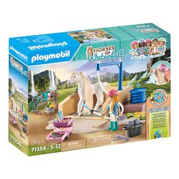 Playmobil 71354 Isabella & Lioness mit Waschplatz Spielset, Mehrfarbig
