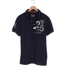 CAMP DAVID Herren Poloshirt, marineblau, Gr. 54