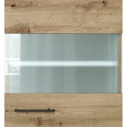 Flex-Well Glashängeschrank Cara (1-St) (B x H x T) 50 x 54,8 x 32 cm, mit Stollenglastür, beige