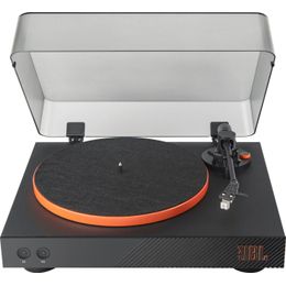 JBL Spinner Bluetooth Turntable Plattenspieler (Riemenantrieb, Bluetooth, Bluetooth 5.2 mit aptX HD), schwarz