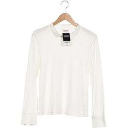 Alba Moda Damen Langarmshirt, weiß, Gr. 38