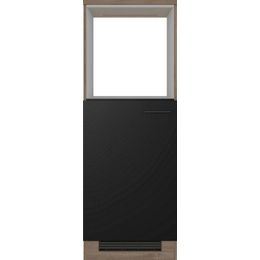 Flex-Well Backofen/Kühlumbauschrank Capri (1-St) (B x H x T) 60 x 169 x 60 cm, mit hoher Nische für Einbaubackofen, schwarz