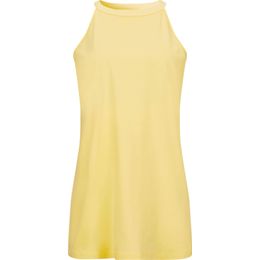 Damen Longtop in schmeichelnder A-Form zitrone, Größe 38