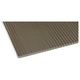 Gutta Premium Terrassendach 410,2 x 406 cm anthrazit PC bronce 16 mm