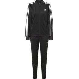 Adidas Jogginganzug, Logo, Stehkragen, für Damen, schwarz, XL