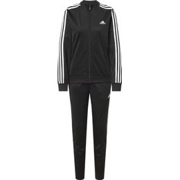 Adidas Jogginganzug, Logo, Stehkragen, für Damen, schwarz, S