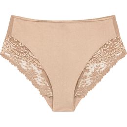 Triumph Ladyform Soft Maxislip, florale Spitze, für Damen, beige, 46