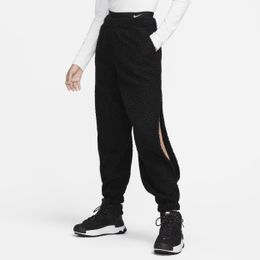 Nike Sportswear Collection Jogger aus hochflorigem Fleece für Damen - Schwarz