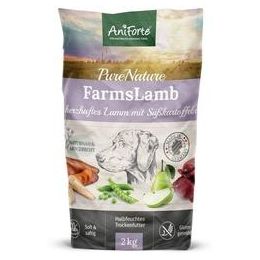 AniForte Trockenfutter FarmsLamb - Herzhaftes Lamm mit Süßkartoffeln 2 kg