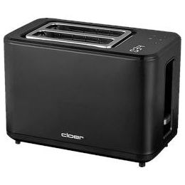 Mendler CLOER 3830 Digitaler Toaster Schwarz matt (900 Watt, Schlitze: 2)