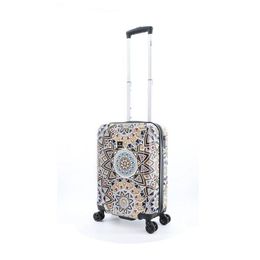 Saxoline® Koffer Mosaic, mit stylischem Mosaik-Print, bunt