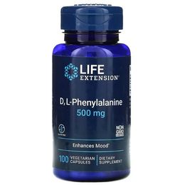 Life Extension, D, L-Phenylalanine, 500 mg, 100 Vegetarian Capsules []