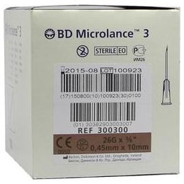 BD MICROLANCE Kanüle 26 G 3/8 0,45x10 mm