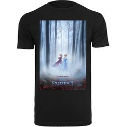 F4NT4STIC T-Shirt 'Disney Frozen 2 Movie Poster' Herren Gr&ouml;&szlig;e XXL hellblau / rostbraun / lila / schwarz