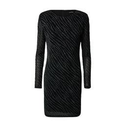 Swing Kleid Damen Gr&ouml;&szlig;e 38 schwarz / silber Winterkleid